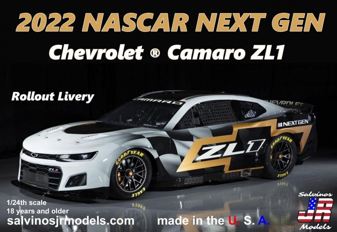 salvinos SAL-NGCC2022RO NASCAR NEXT GEN-CHEVROLET CAMARO ZLI ...
